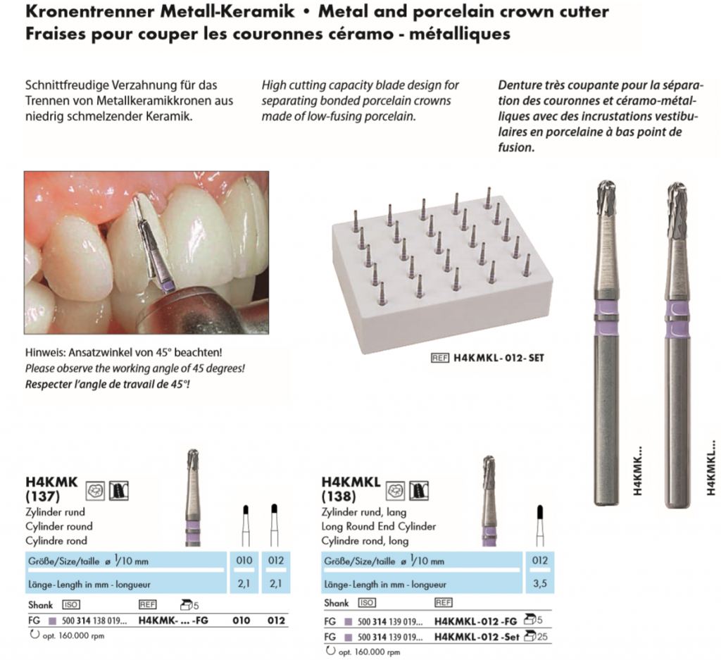 Metal & Porcelain Crown Cutter | Premiere Dental Sdn Bhd | Malaysia