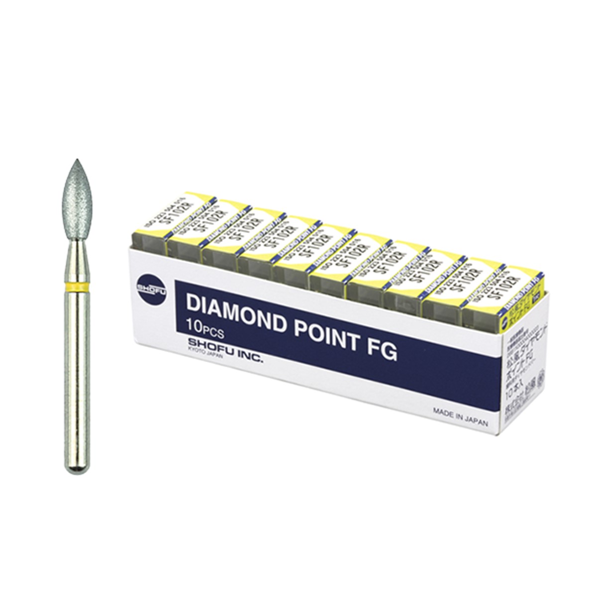 DIAMOND POINTS FG – SUPERFINE GRIT | Premiere Dental Sdn Bhd | Malaysia